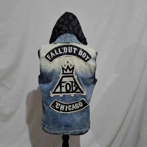Fall Out Boy | Jackets & Coats | Fall Out Boy Jean Jacket Vintage Vibes ...